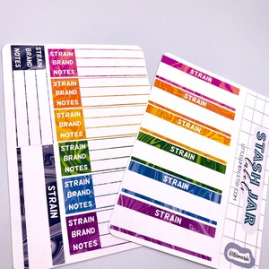 Stash Jar Labels || Blank Strain Labels for Weed Jar Container ...