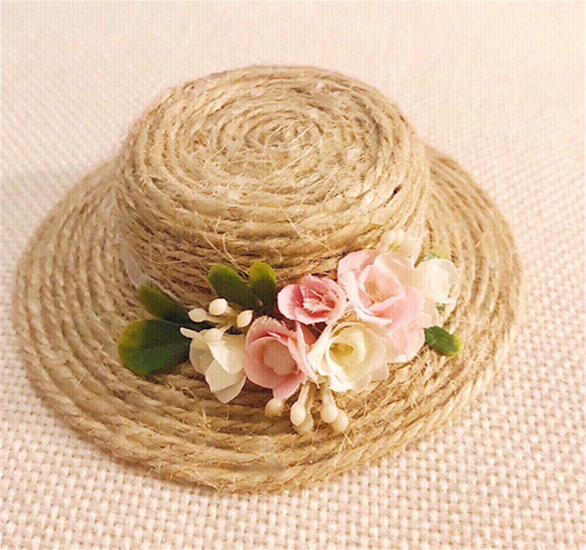 Fashionable Handmade Doll Straw Hat Elegant Doll Cap for | Etsy