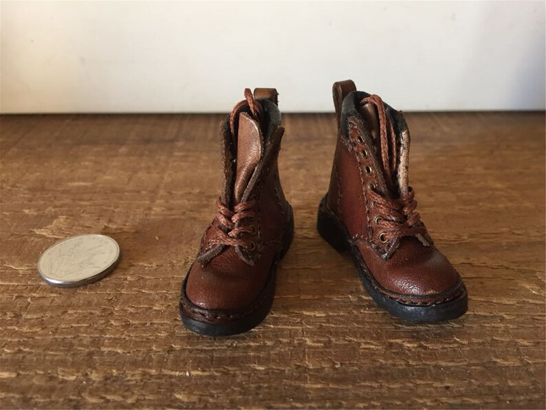 1 6 Scale Genuine Leather Doll Boots Blythe Shoes Blythe Doll Etsy