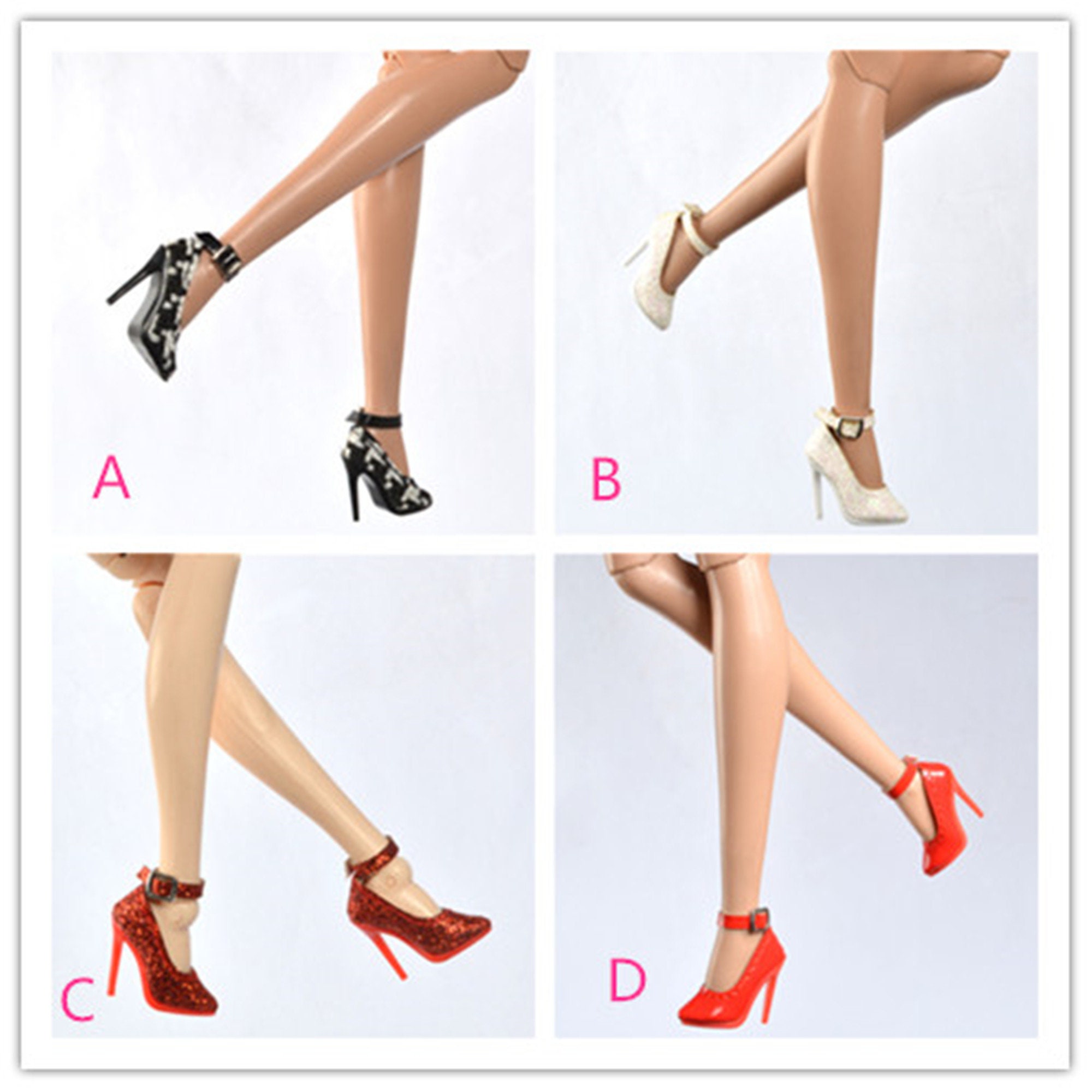 NEW TREND Doll Shoes Doll High Heels for Action Figure FR2 - Etsy