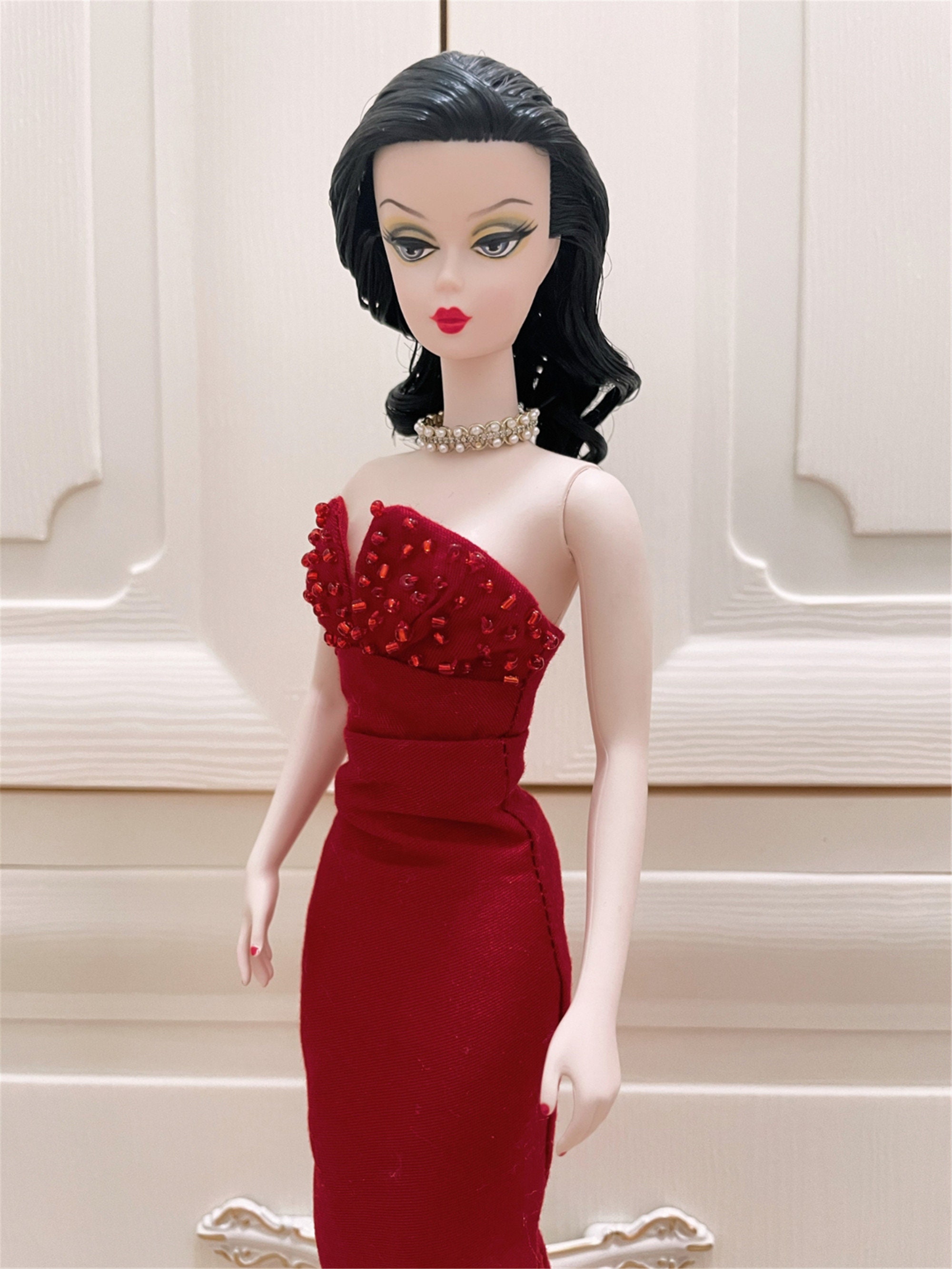 New Handmade Doll Dress Doll Clothes With Hand-sewn Bead for | Etsy