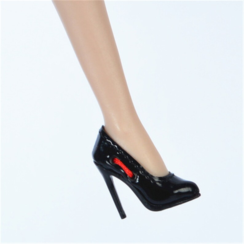 4 COLORS New Miniature Doll Shoes Doll High Heel Shoes for - Etsy