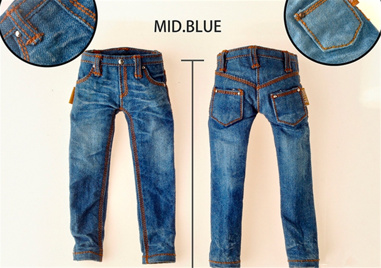 New Arrival Doll Miniature Denim Pants Doll Jeans for Blythe - Etsy