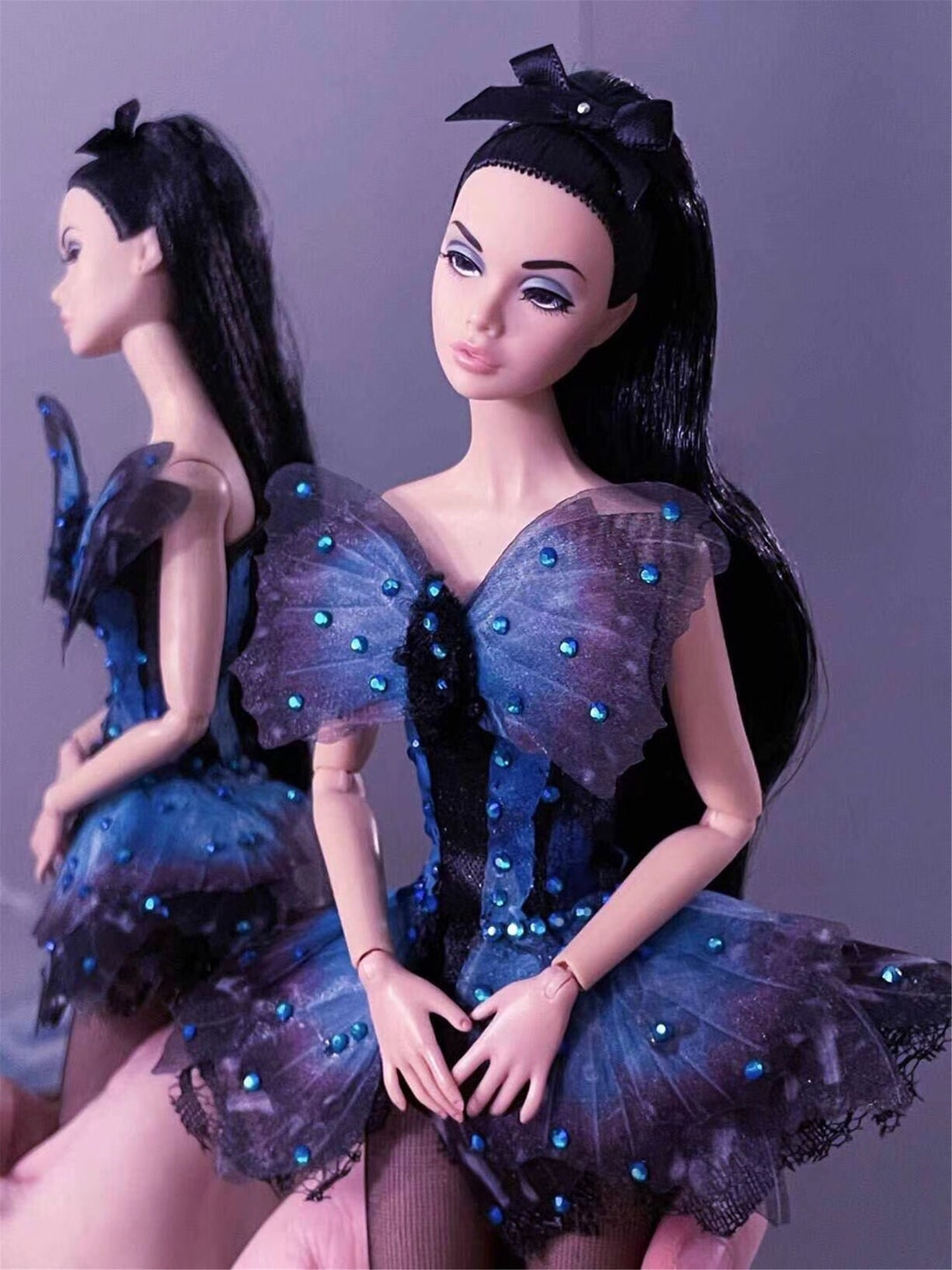 New Design Miniature Doll Dress Butterfly Dress Doll Fairy - Etsy