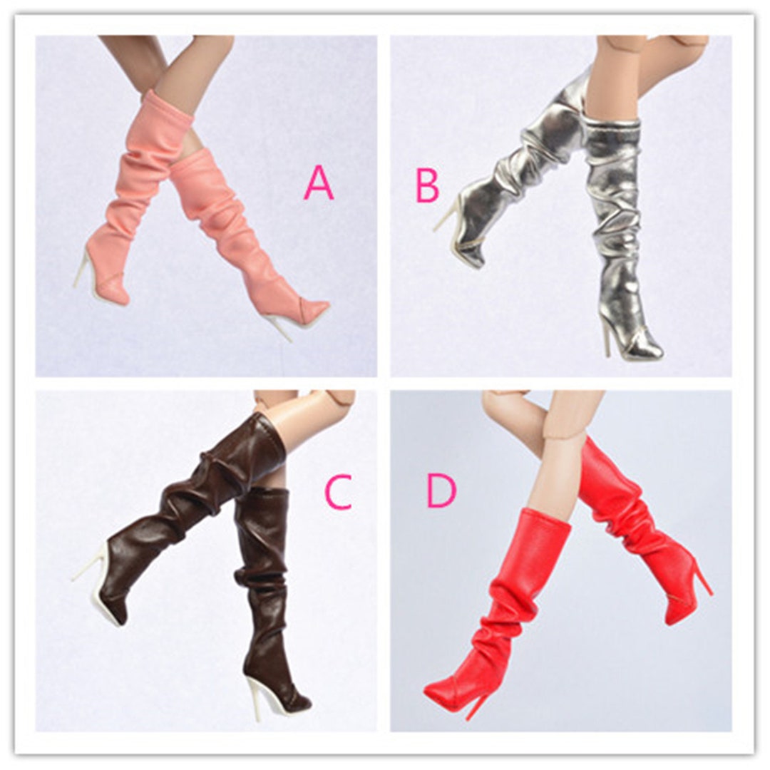 NEW Designed Crumpled Doll Boots Doll Shoes Doll Boots High - Etsy