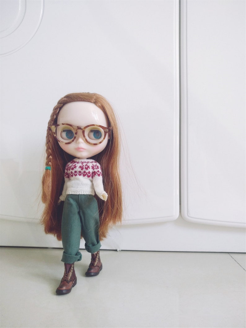 1 6 Scale Genuine Leather Doll Boots Blythe Shoes Blythe Doll Etsy