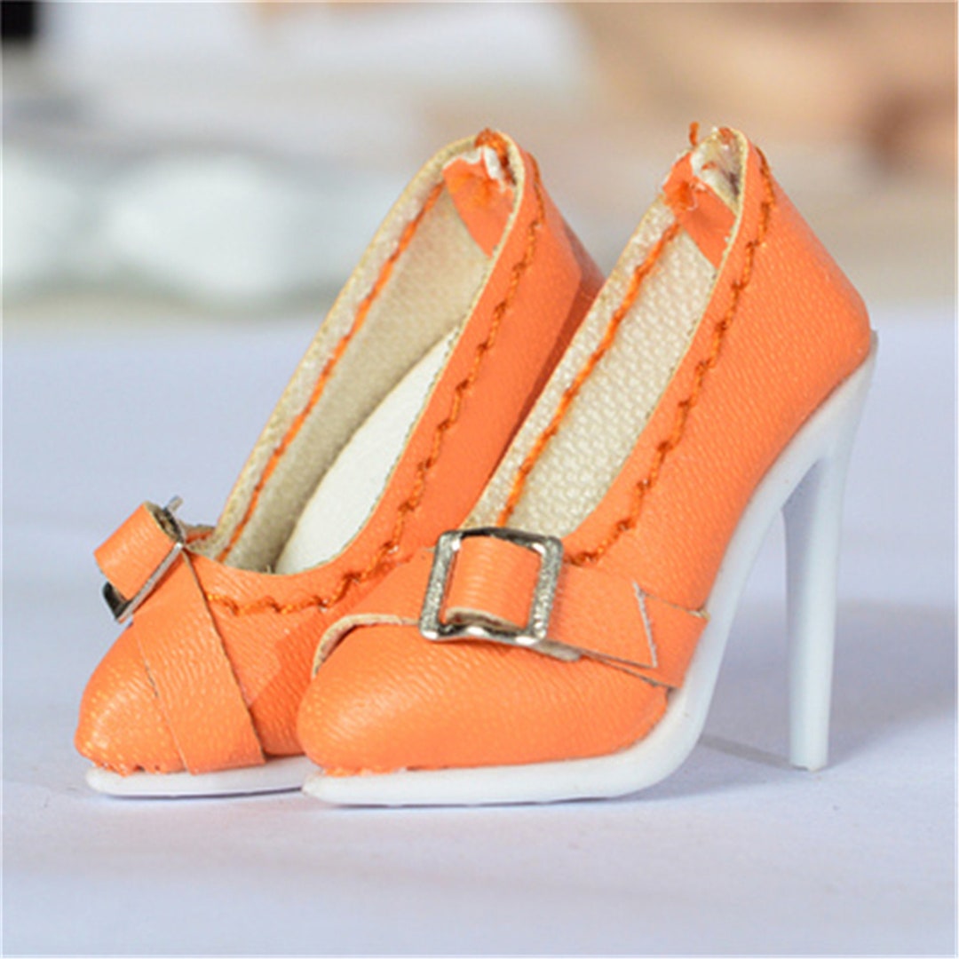 4 COLORS New Miniature Doll Shoes Doll High Heel Shoes for - Etsy