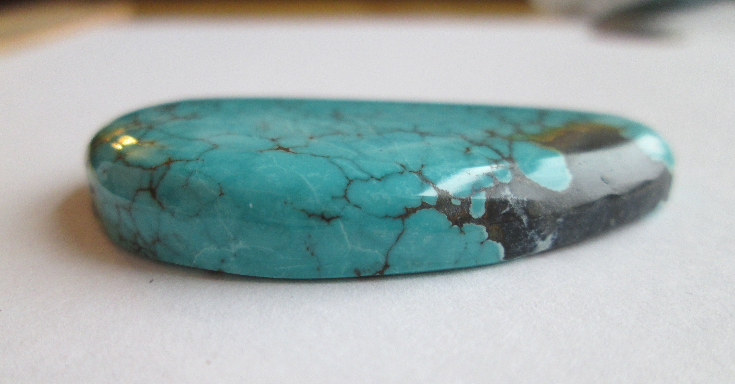 91.70 Ct. Stabilized Qingu 680 Turquoise Cabochon Gemstone, 1AP 024 - Etsy