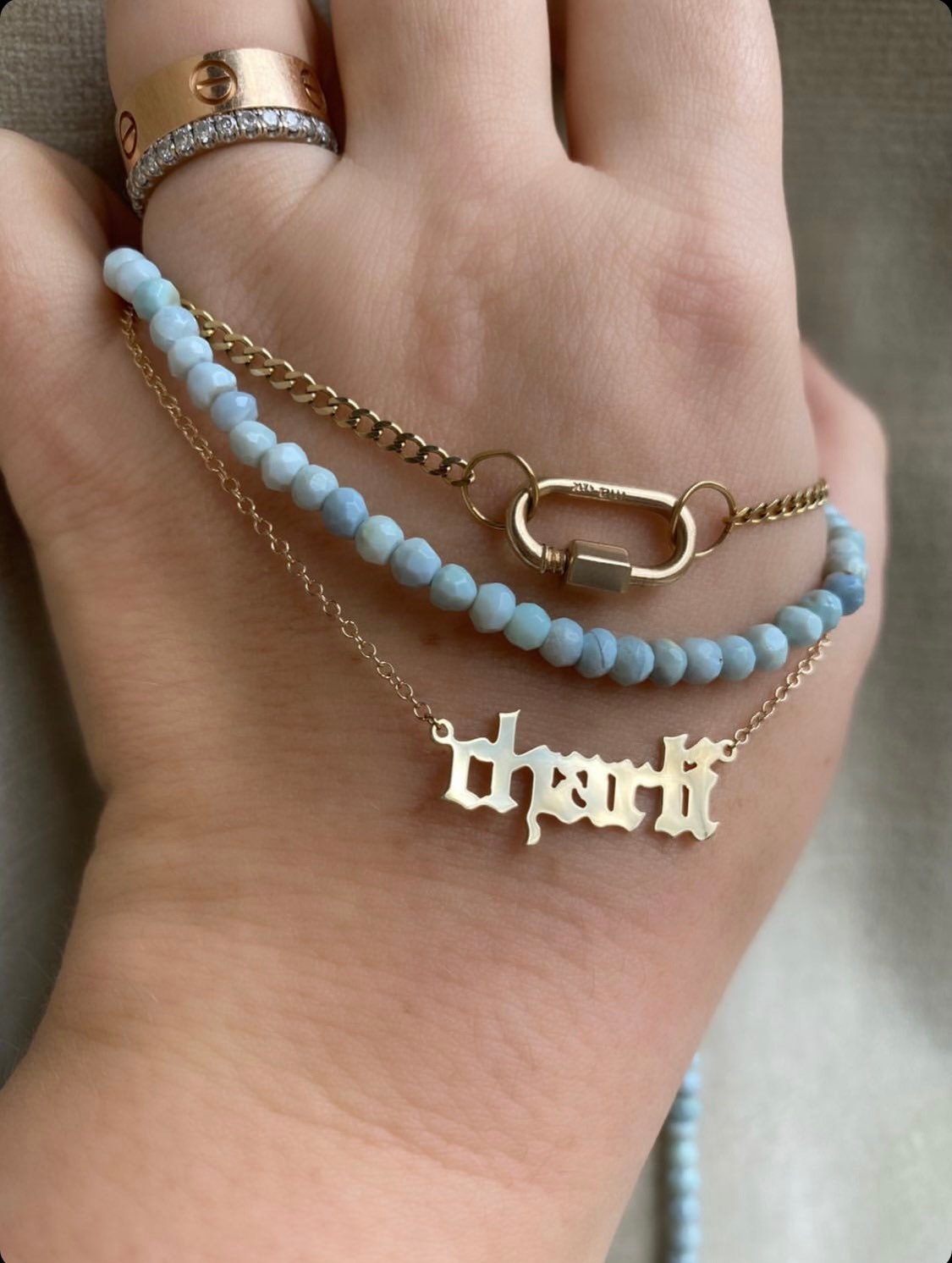 14K Gold Custom Name Plate | Etsy