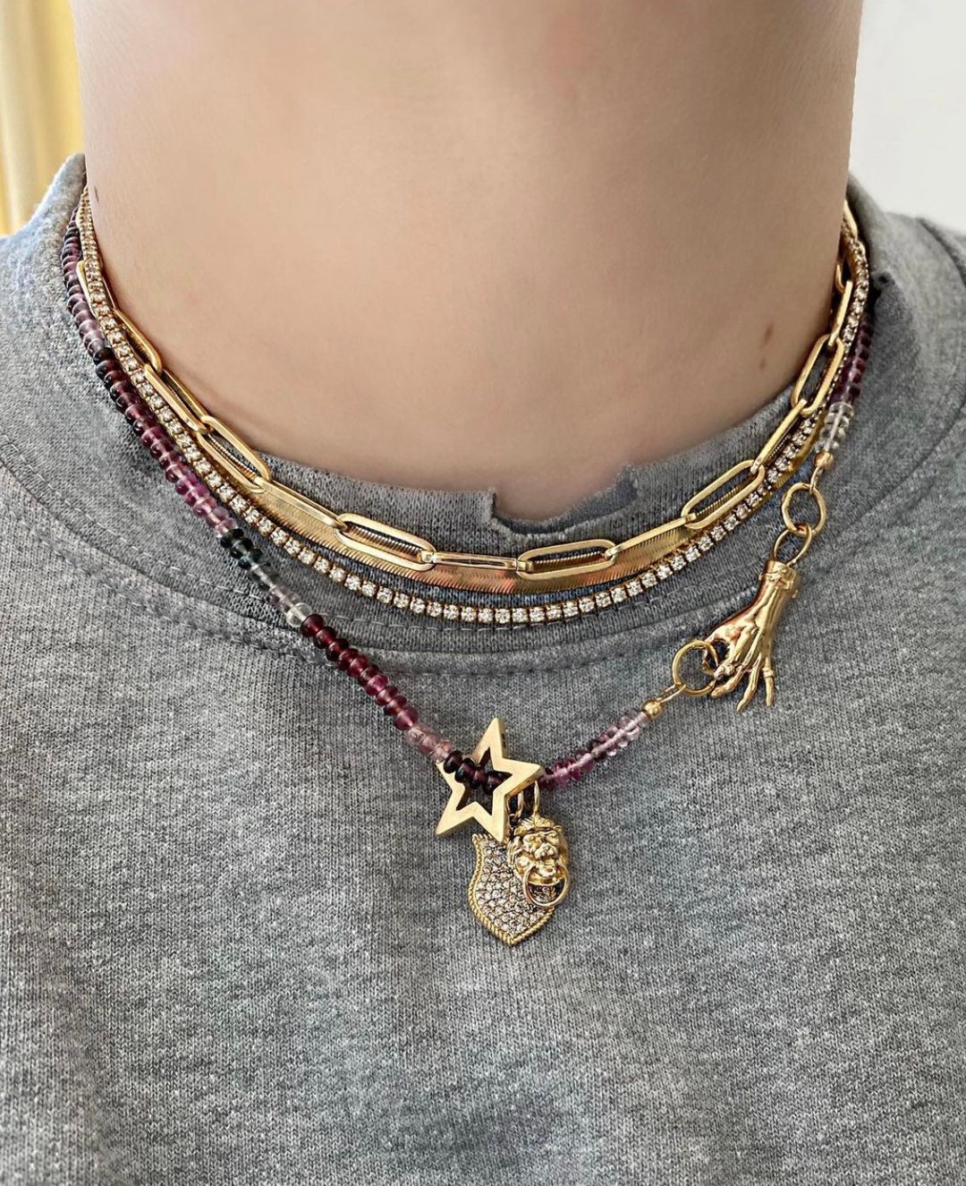 Natural Spinel Necklace - Etsy