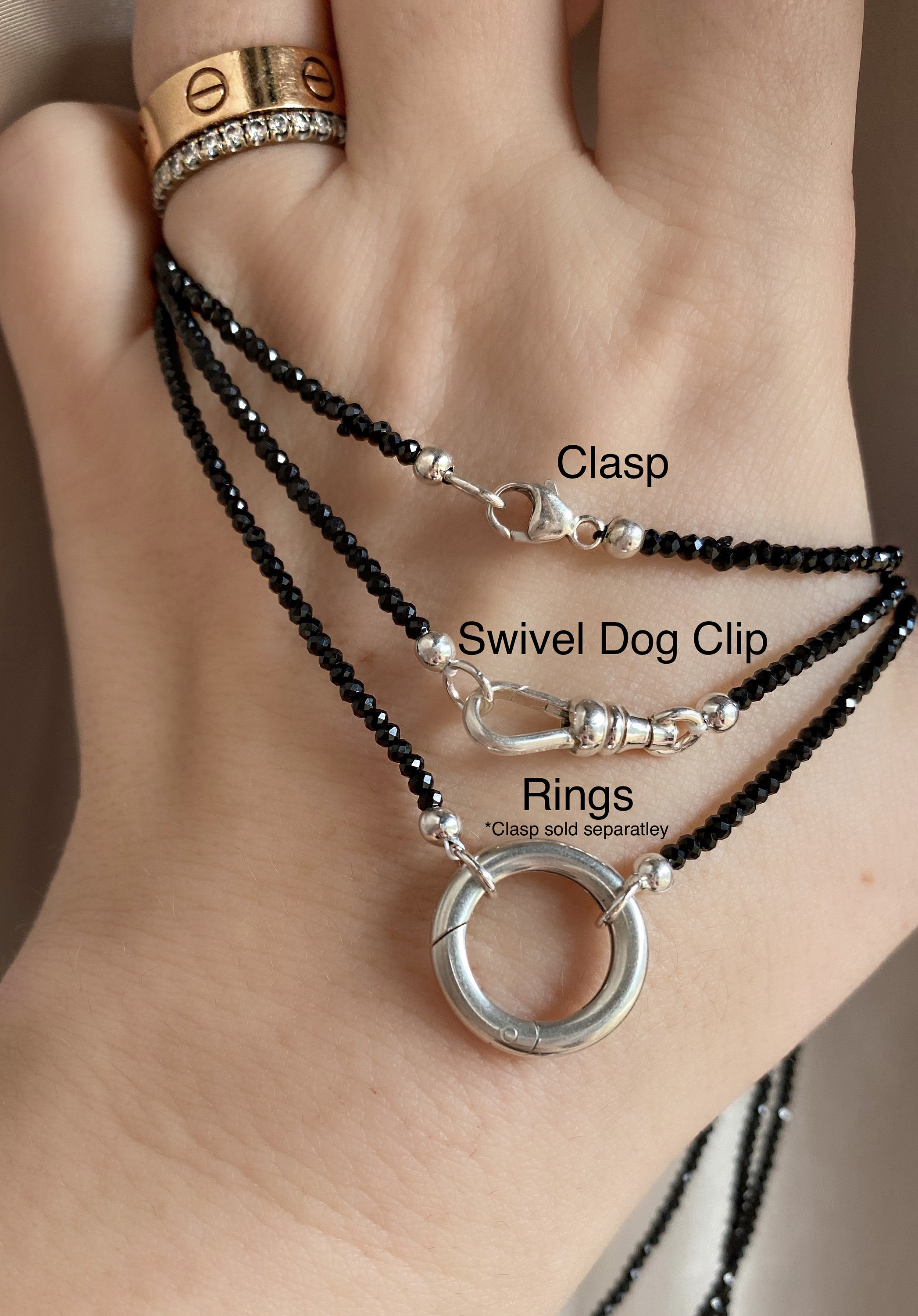 Gem Mix and Gold Bead Necklace - Etsy