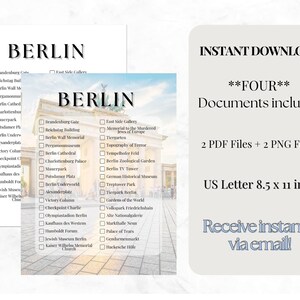 Berlin Bucket List of Must-see Sites - Travel Bucket List - Printable ...