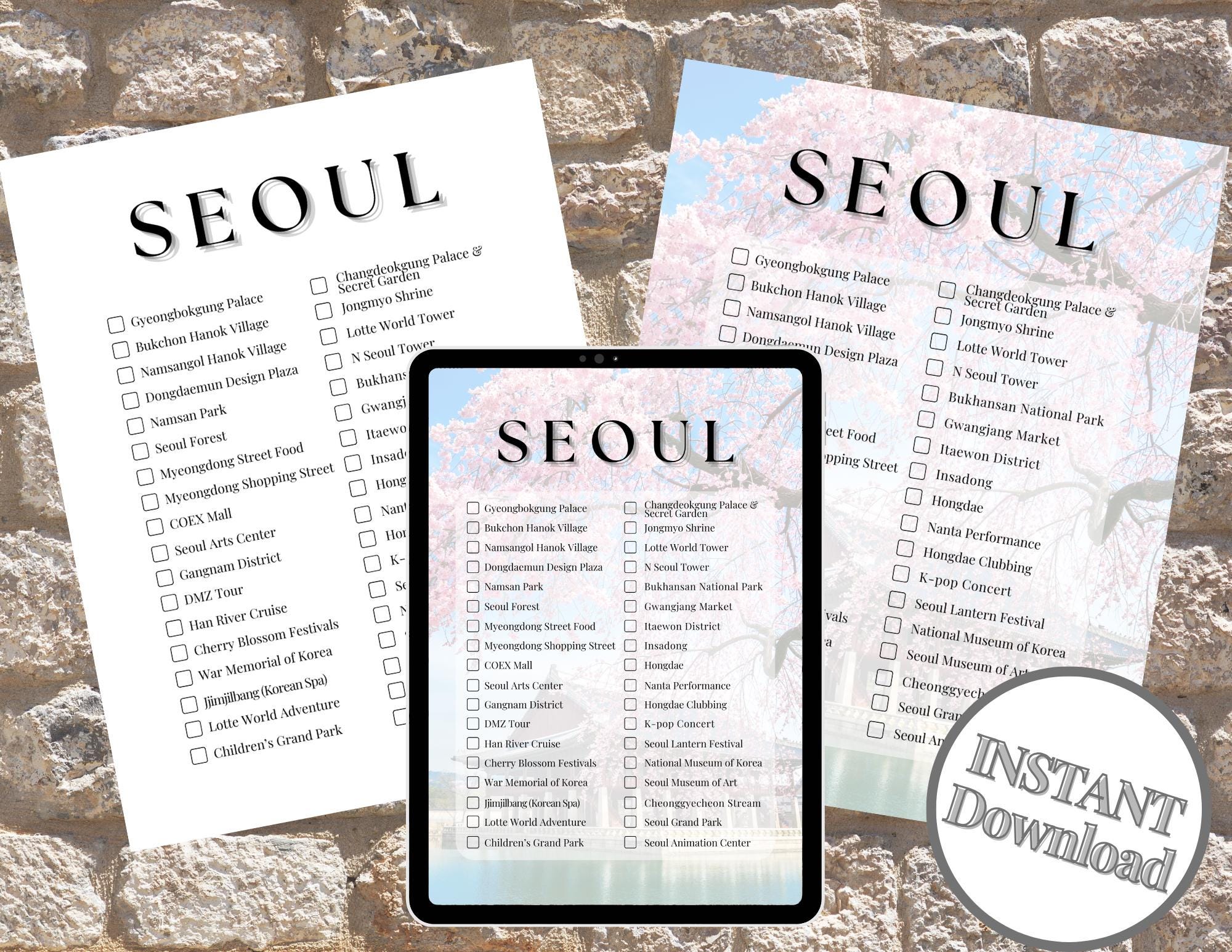 Seoul Bucket List of Must-see Sites - South Korea Travel Wishlist ...