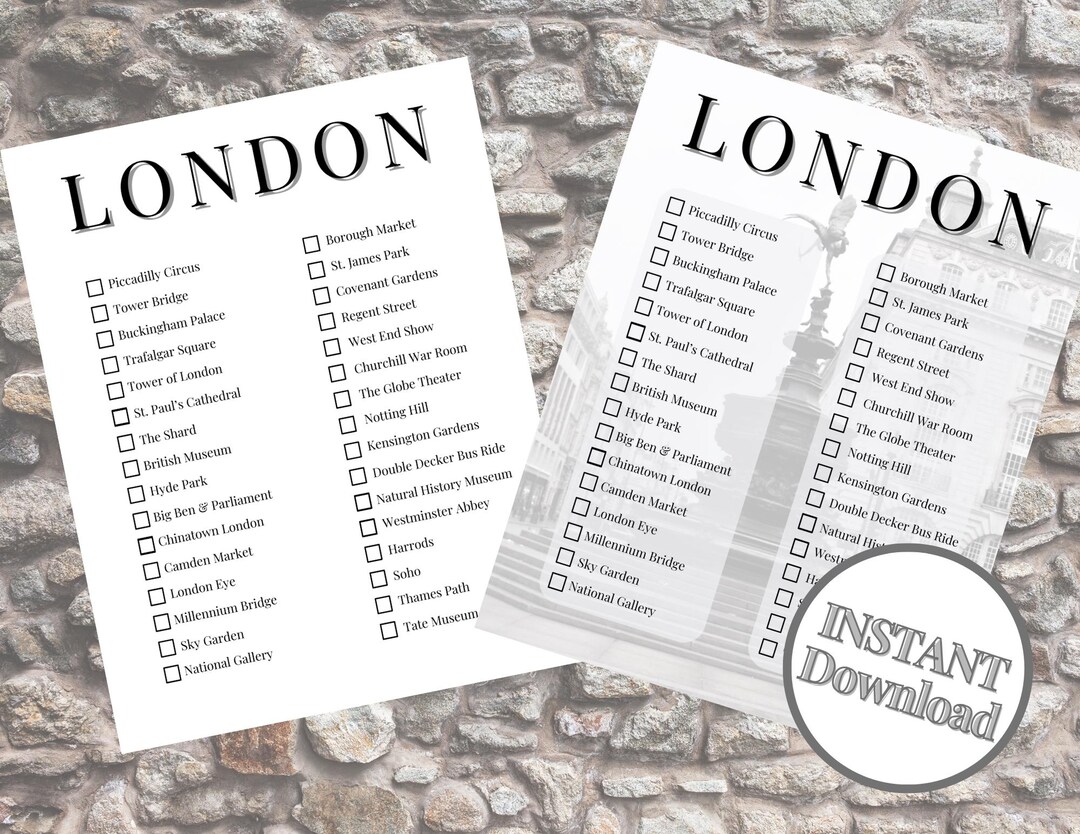 UPDATED London Bucket List of Must-see Sites - Travel Bucket List ...