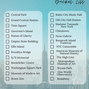 New York City Bucket List of Must-see Sites - Travel Bucket List ...