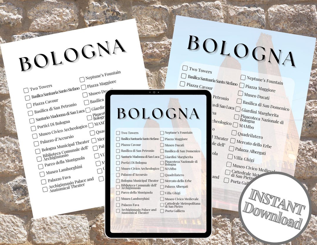 Bologna Bucket List of Must-see Sites - Italy Travel Bucket List ...