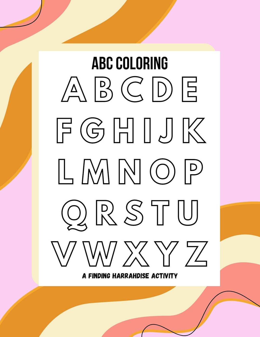 Preschool Worksheet Set: Abc's, 123, Shapes (PDF Download) - Etsy