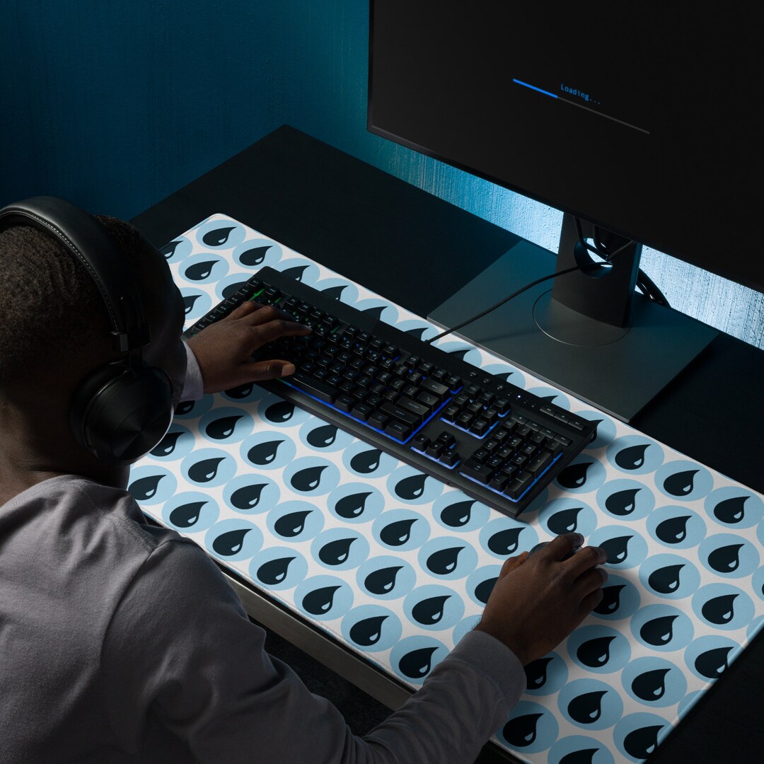 Enchanted Blue Mana Gaming Mouse Pad Magic the Gathering Island Edition ...