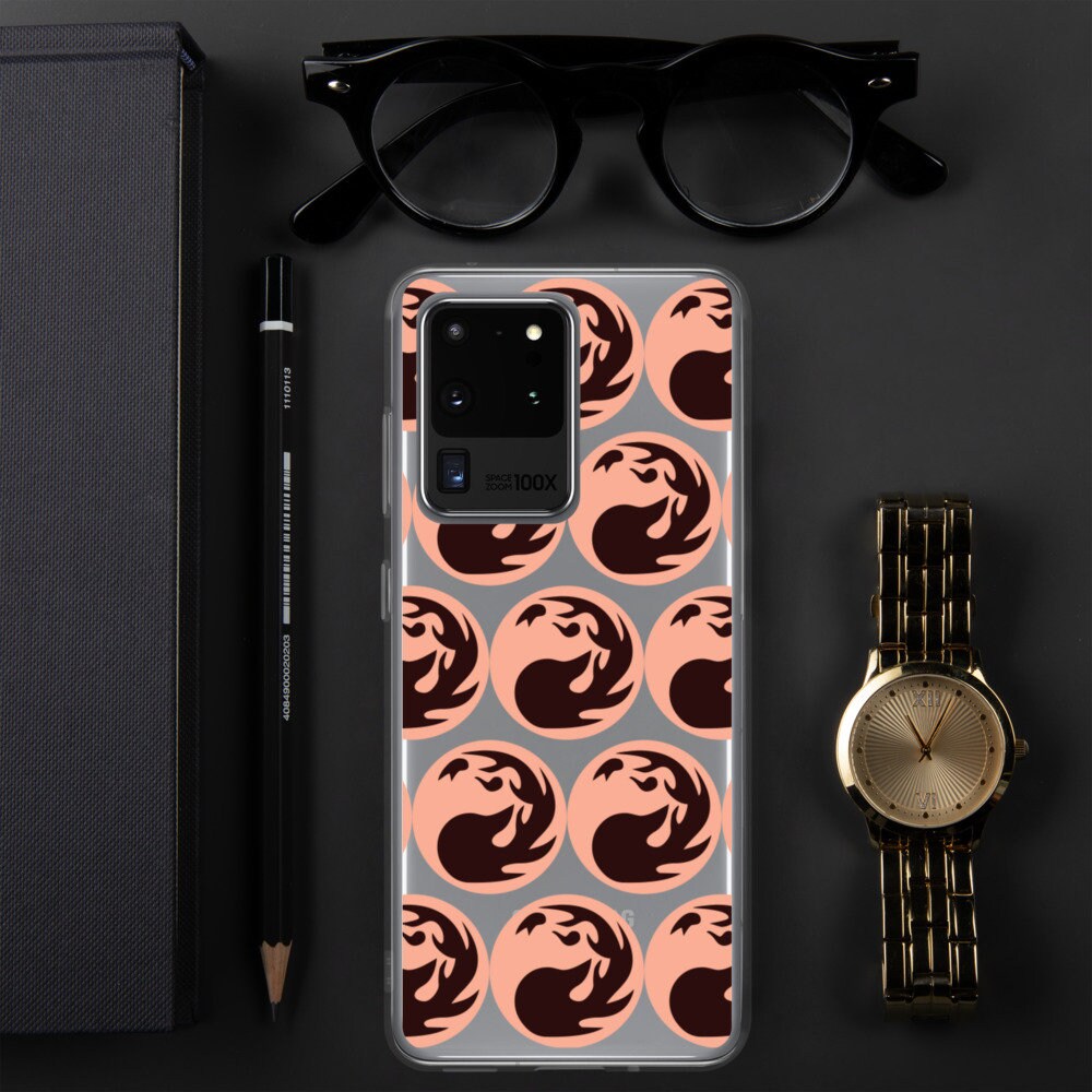 Magic the Gathering Mono Red Logo Pattern Samsung Phone Case - Etsy