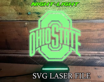 Ohio State Laser Cut File - Etsy