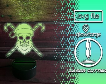 Cadillac Night-light Acrylic Laser Cut File Glowforge - Etsy