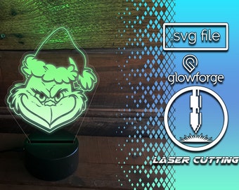 Laser Cut Grinch File - Etsy