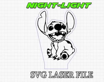 Stitch Laser Cut - Etsy
