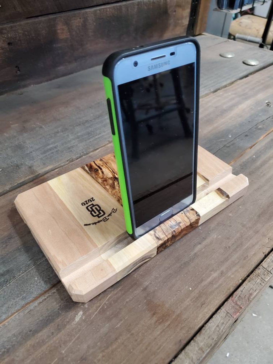 Exotic Wood Multi-device Stand - Etsy