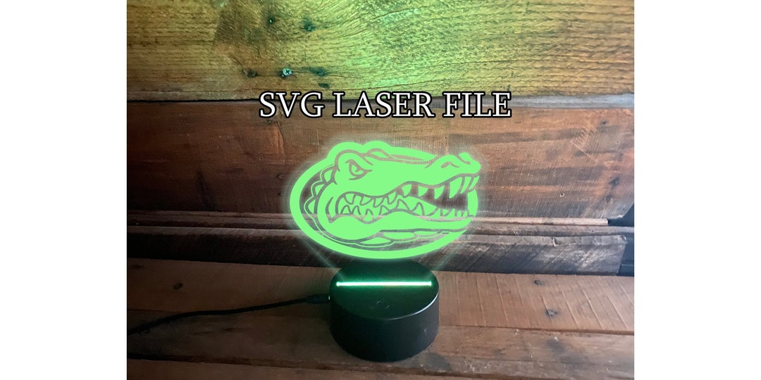 Florida Gators Night-light Acrylic Laser Cut File - Glowforge Optimized ...