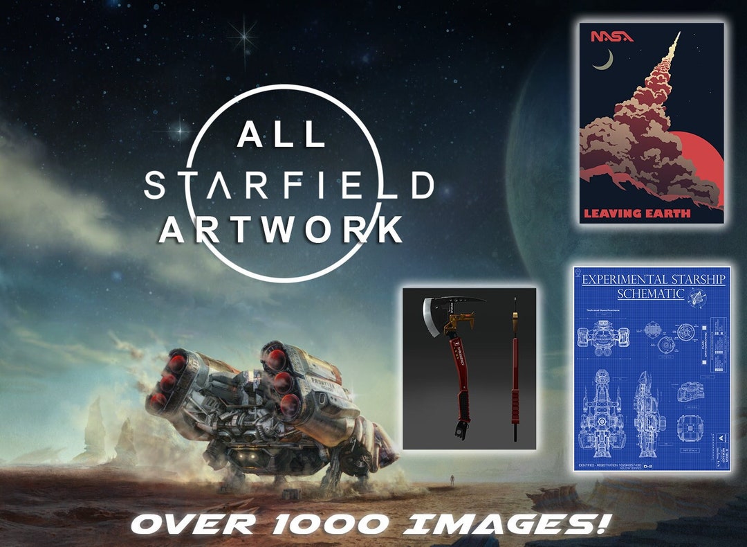 Starfield Artbook Artwork - Etsy