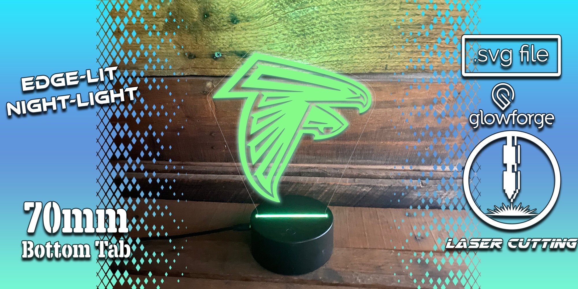 Birds Night-light Acrylic Laser Cut File Glowforge Optimized - Etsy