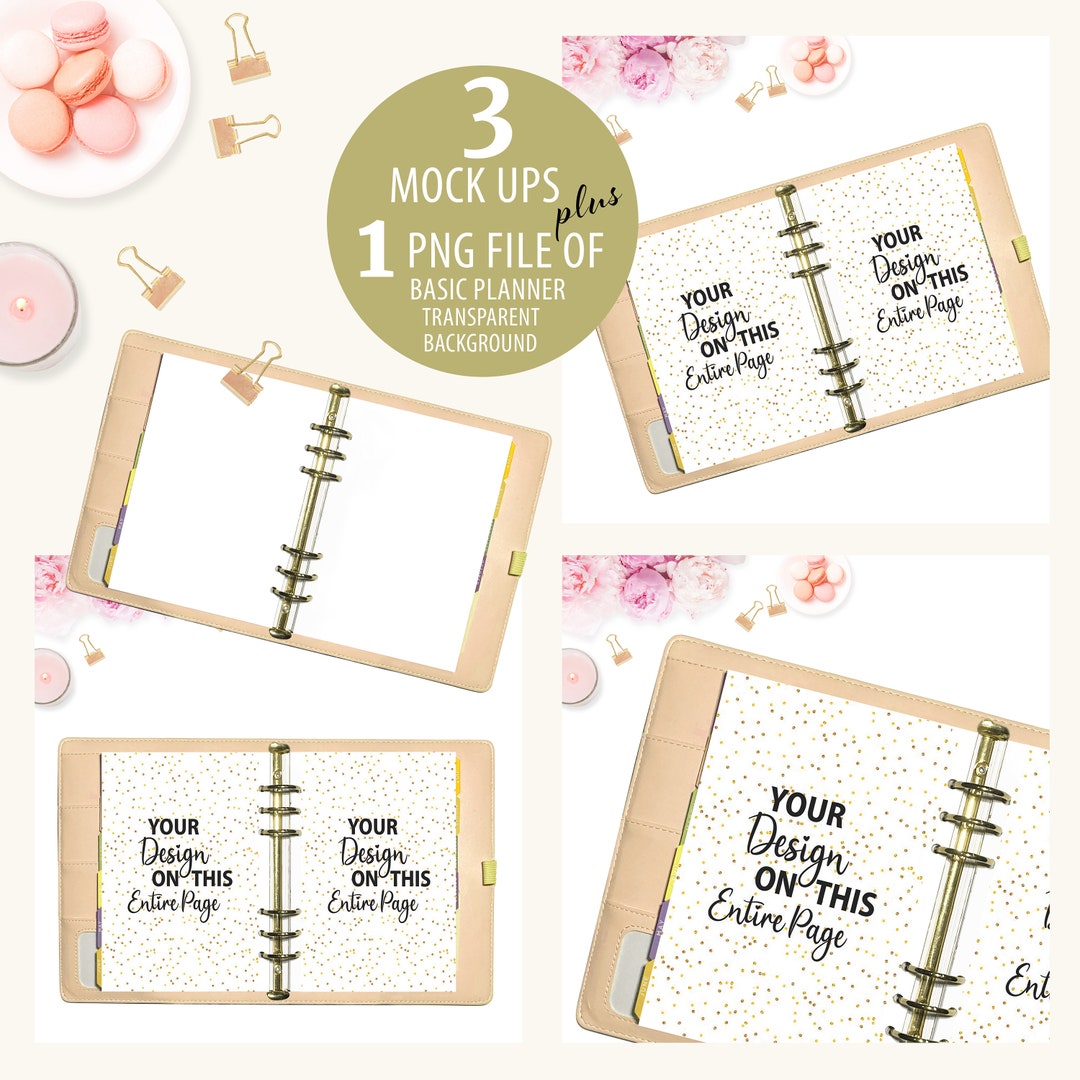 Peach Planner Mock Up, Journal Mock Up, Planner Binder Mock Up, Mock Up ...