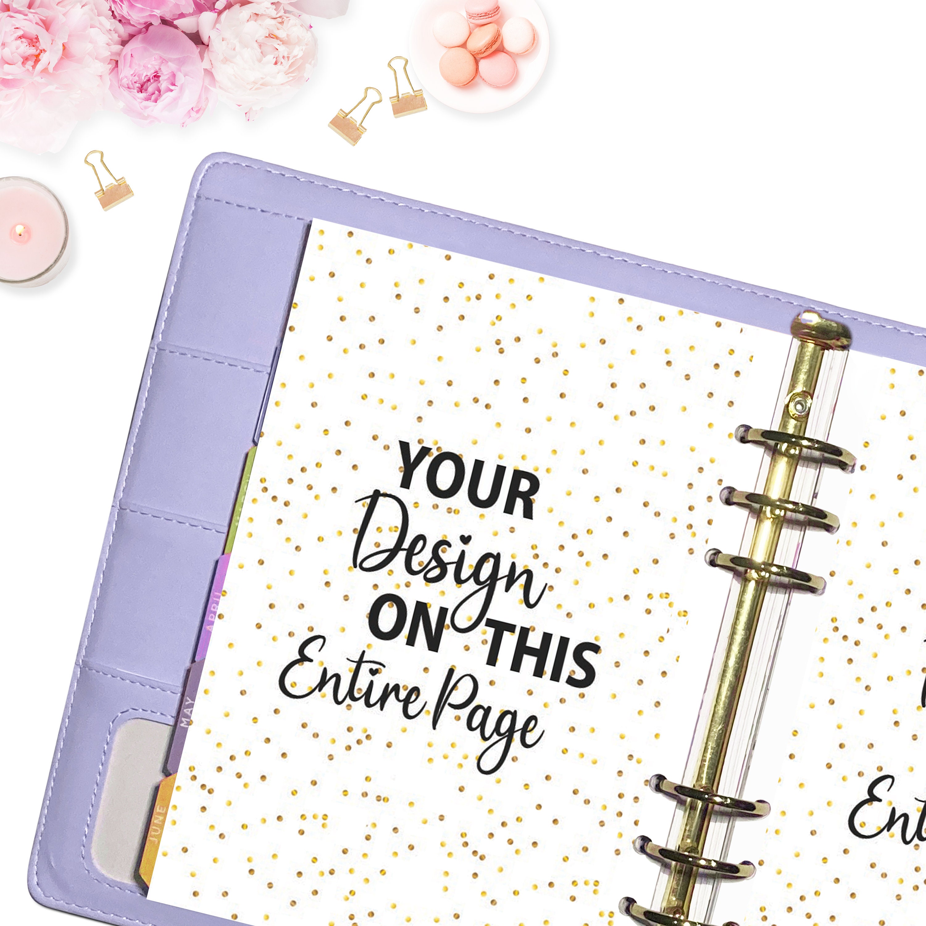 Violet Planner Mock Up, Journal Mock Up, Planner Binder Mock Up, Mock ...