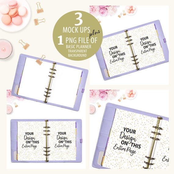 Violet Planner Mock Up Journal Mock Up Planner Binder Mock | Etsy
