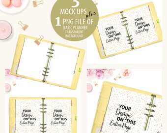 Hot Pink Planner Mock Up, Journal Mock Up, Planner Binder Mock Up, Mock ...
