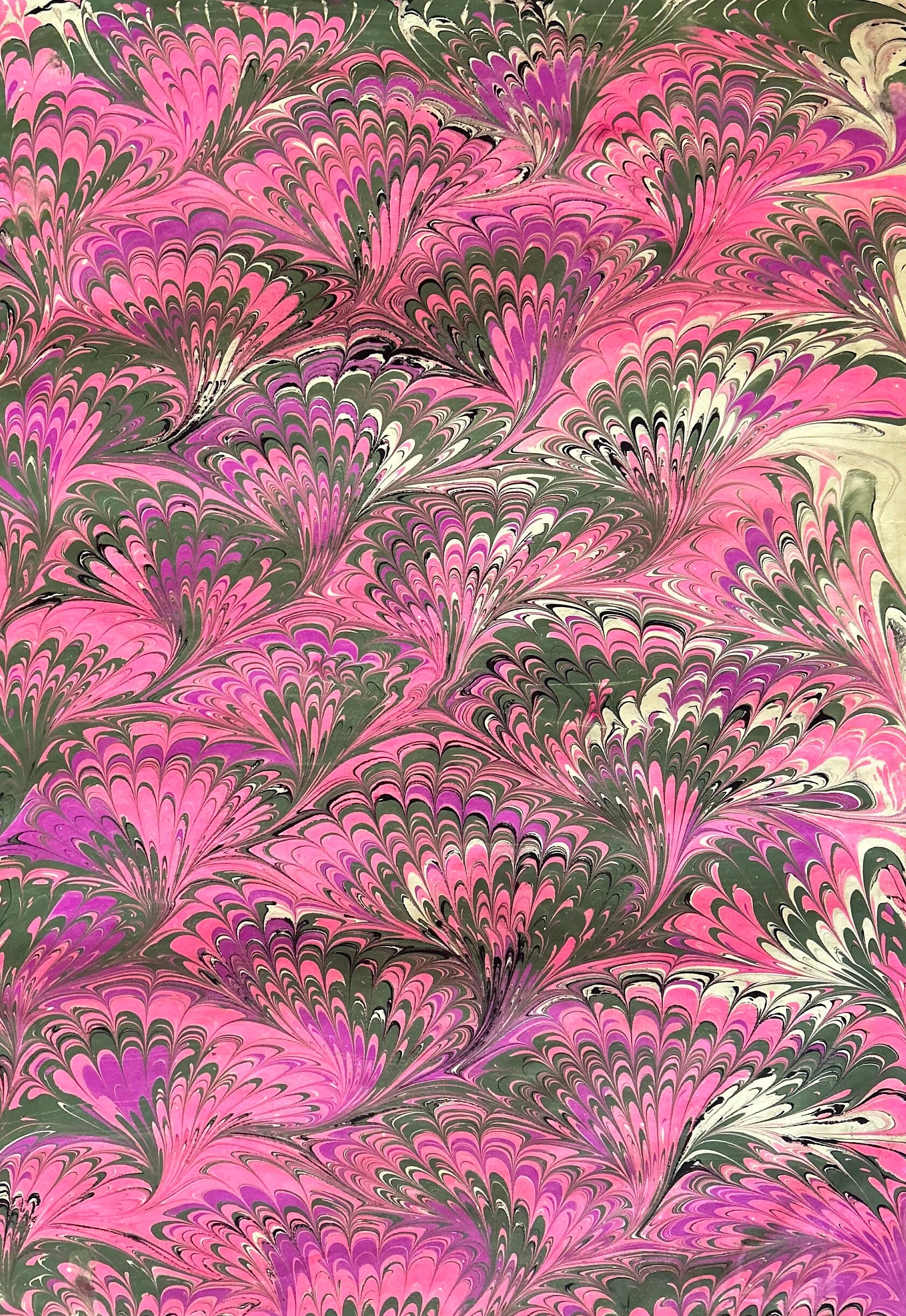 NEW Handmarbled Paper Ebru Painting Handmade Ebru Art Book - Etsy