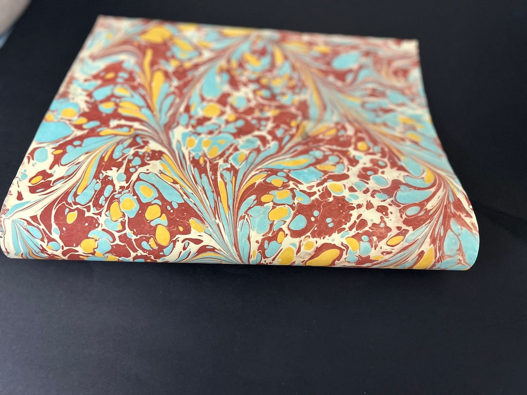 Shal Pattern Ebru, Hand Marbled Paper, Ebru Painting, Marbling Art ...