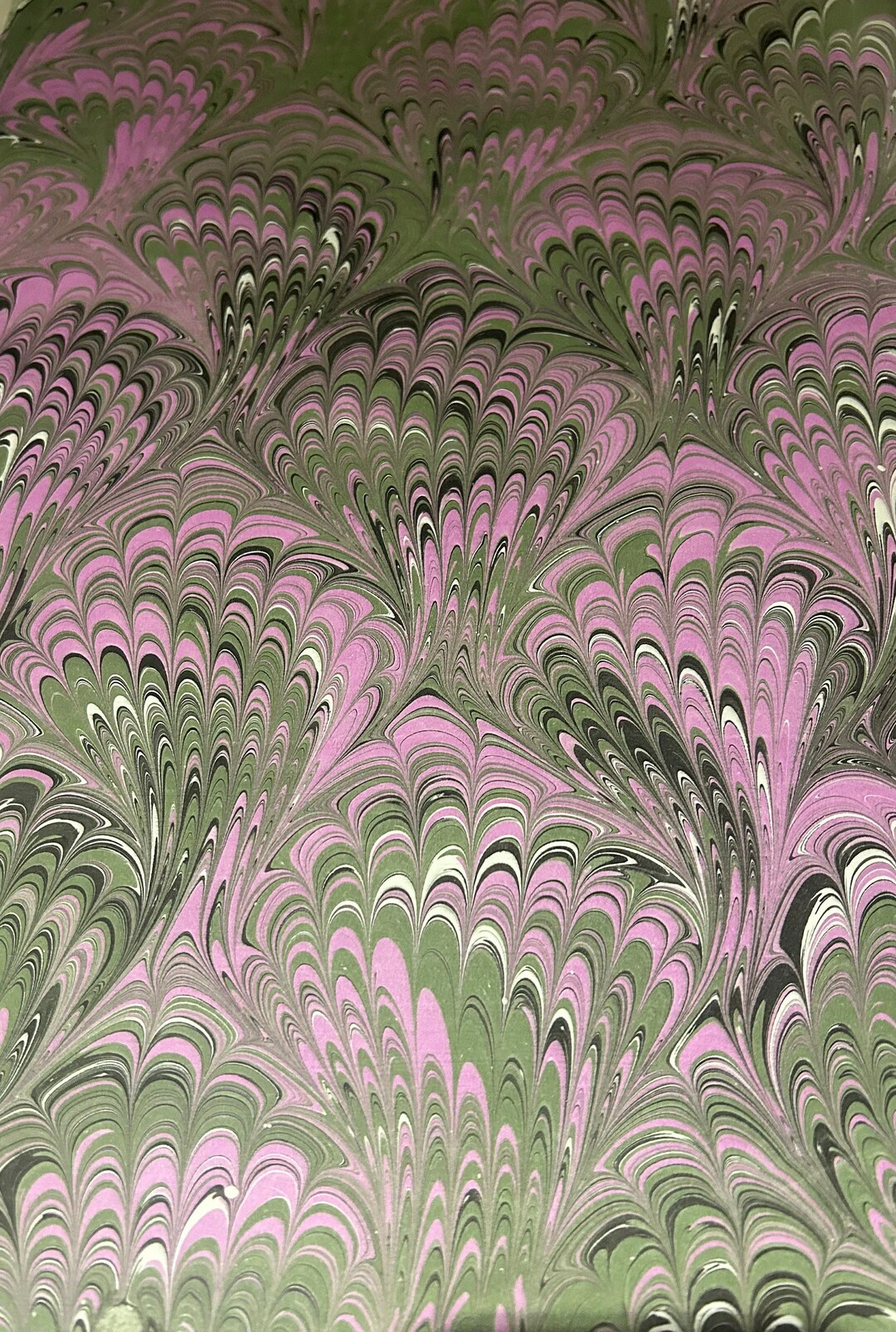 NEW Original Frameable Ebru Paper, Turkish Matbled Paper, Hand Marbled ...