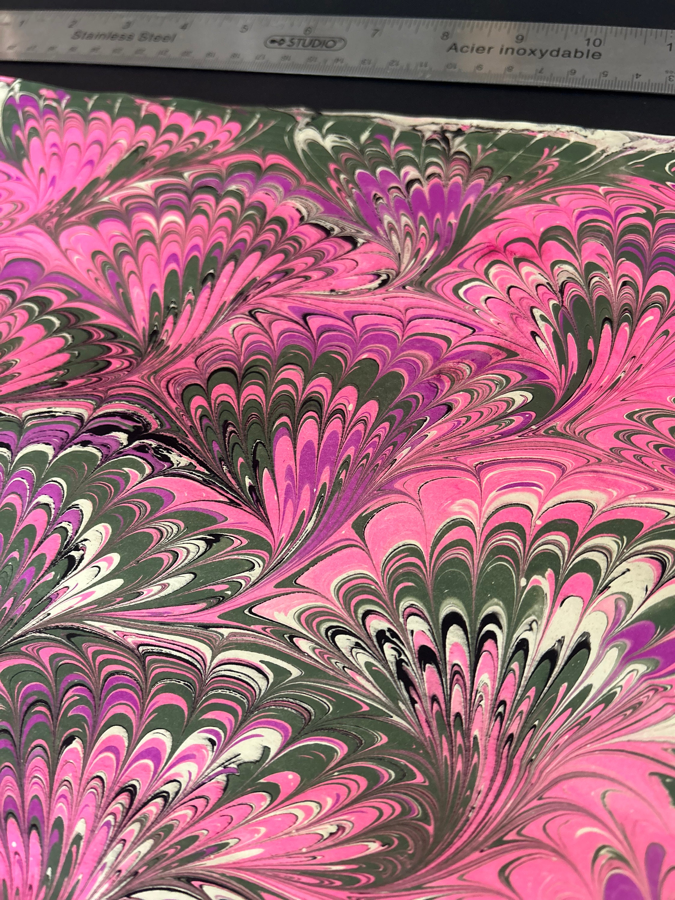 NEW Handmarbled Paper Ebru Painting Handmade Ebru Art Book - Etsy