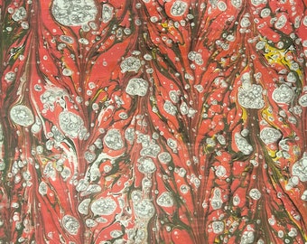 NEW! Battal Ebru, Marbled Paper, Ebru, Marbling Art, Book Binding Paper ...