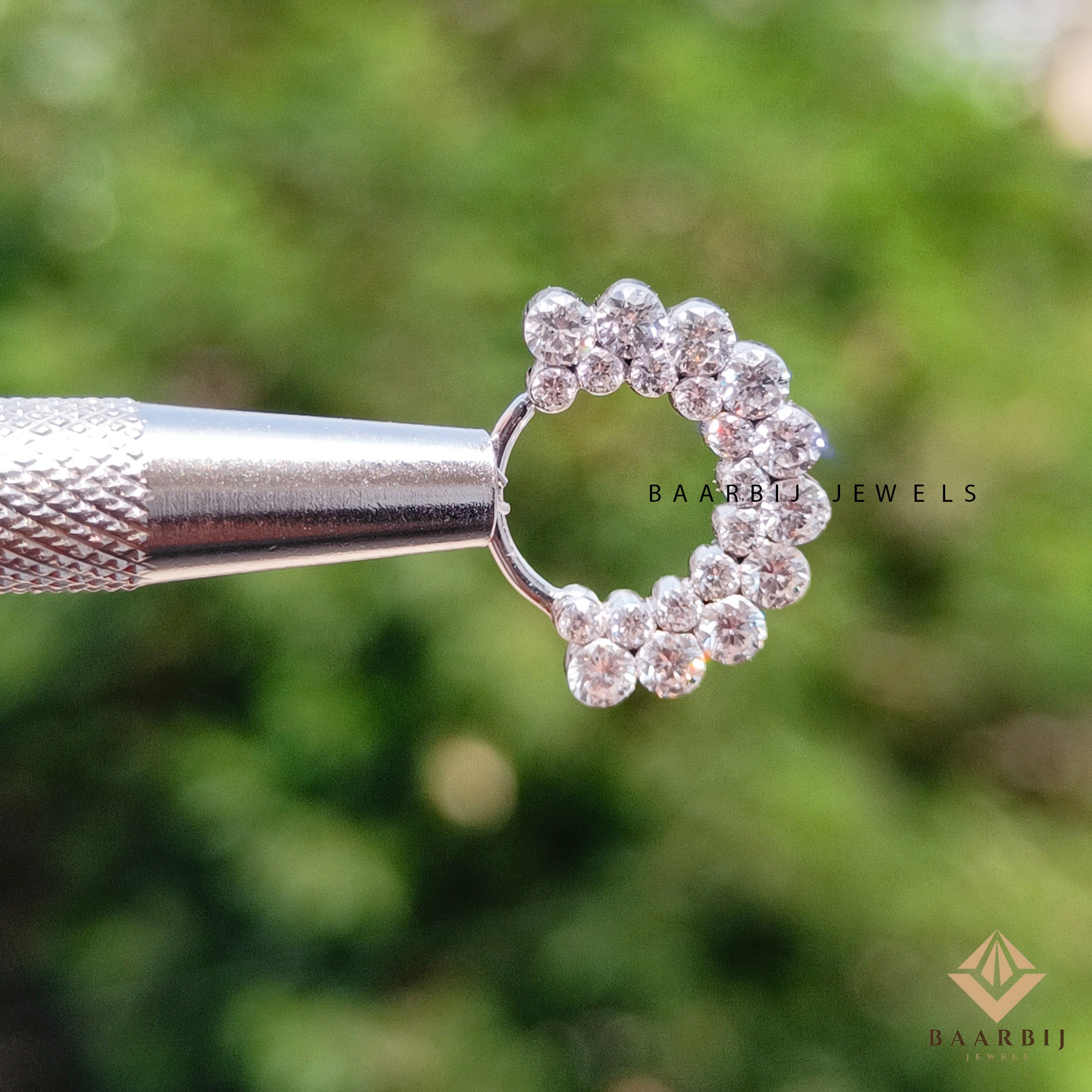Eloise Solid Gold Lab Grown Diamond Septum Ring: Invisible Setting - Etsy