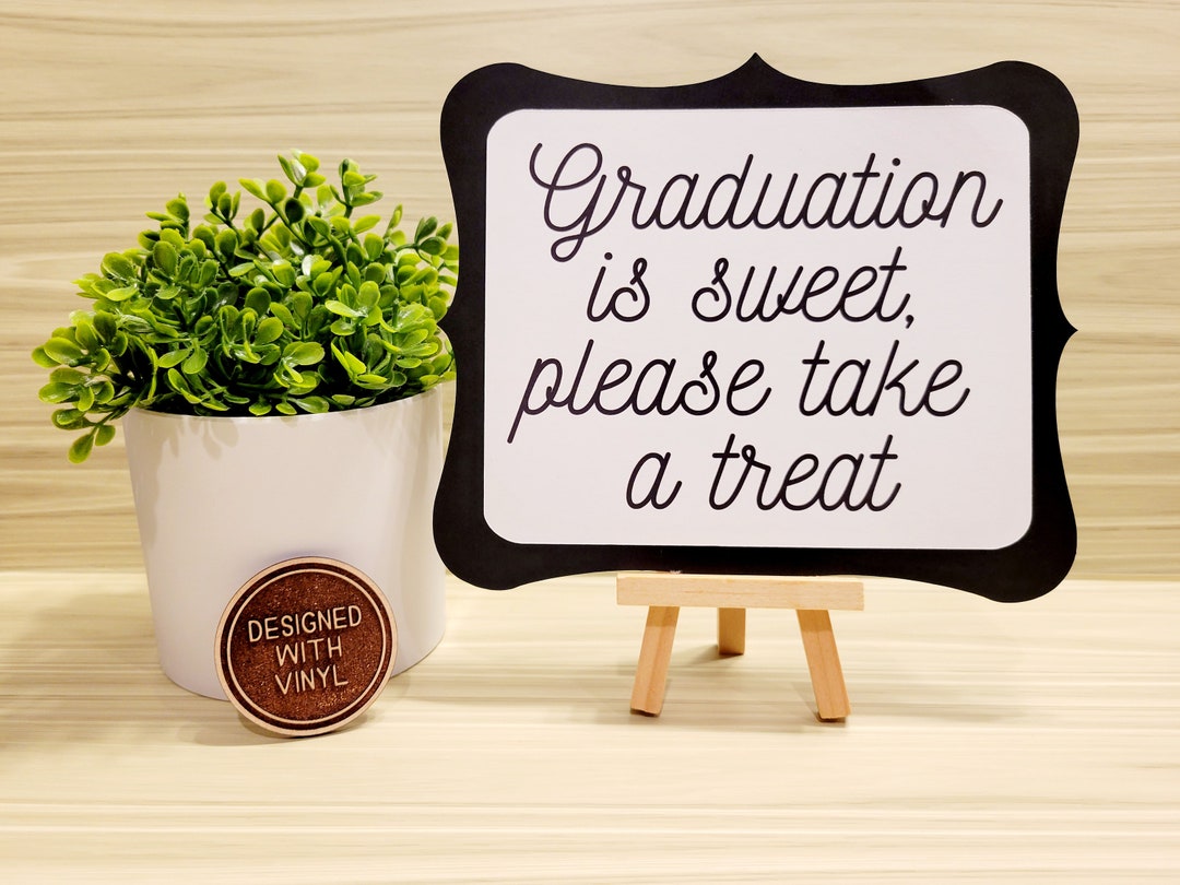 Graduation Candy Bar Sign | Handmade Party Decoration - Etsy