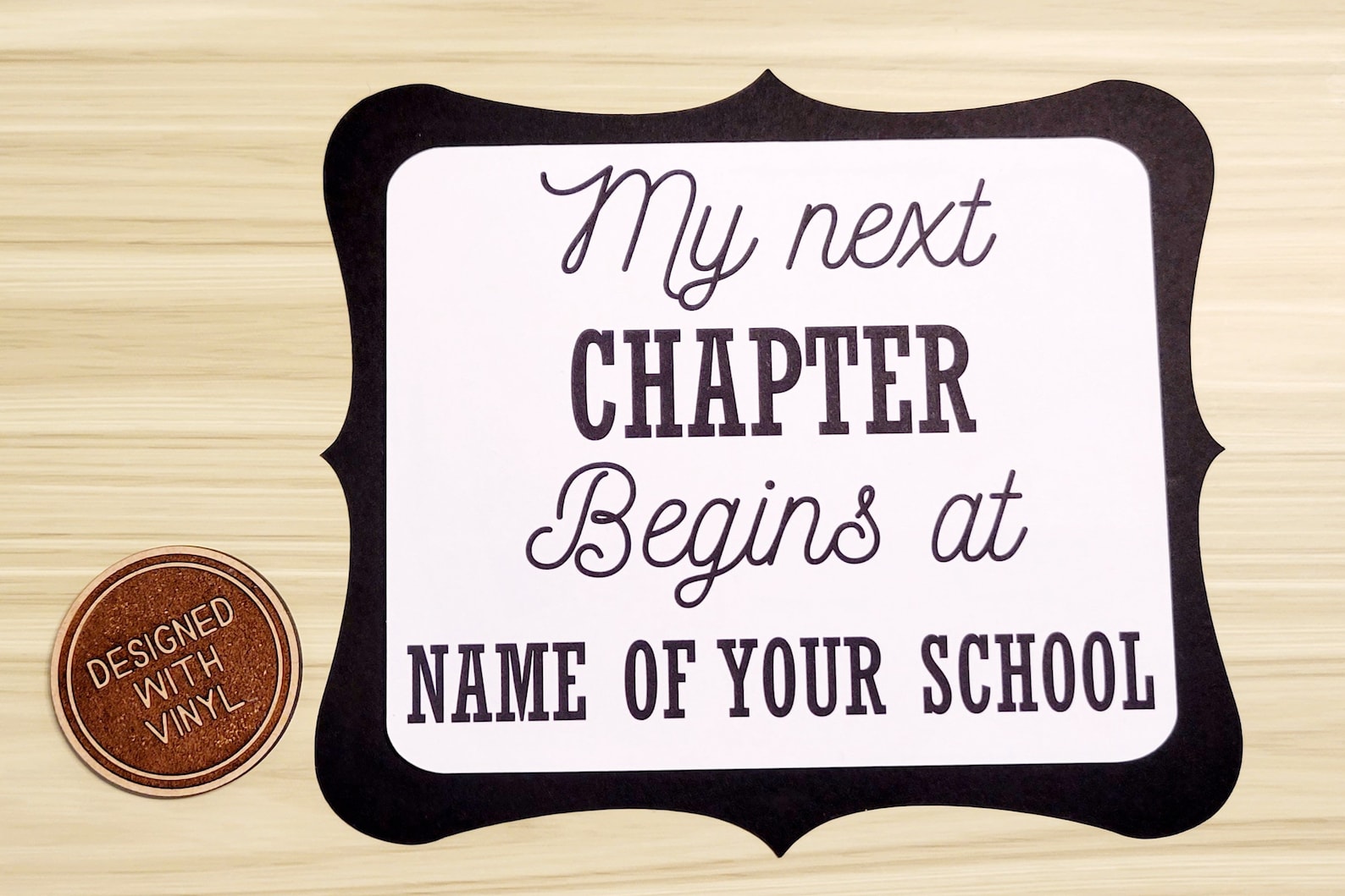 Personalized Graduation Party Sign | My Next Chapter Begins - Etsy