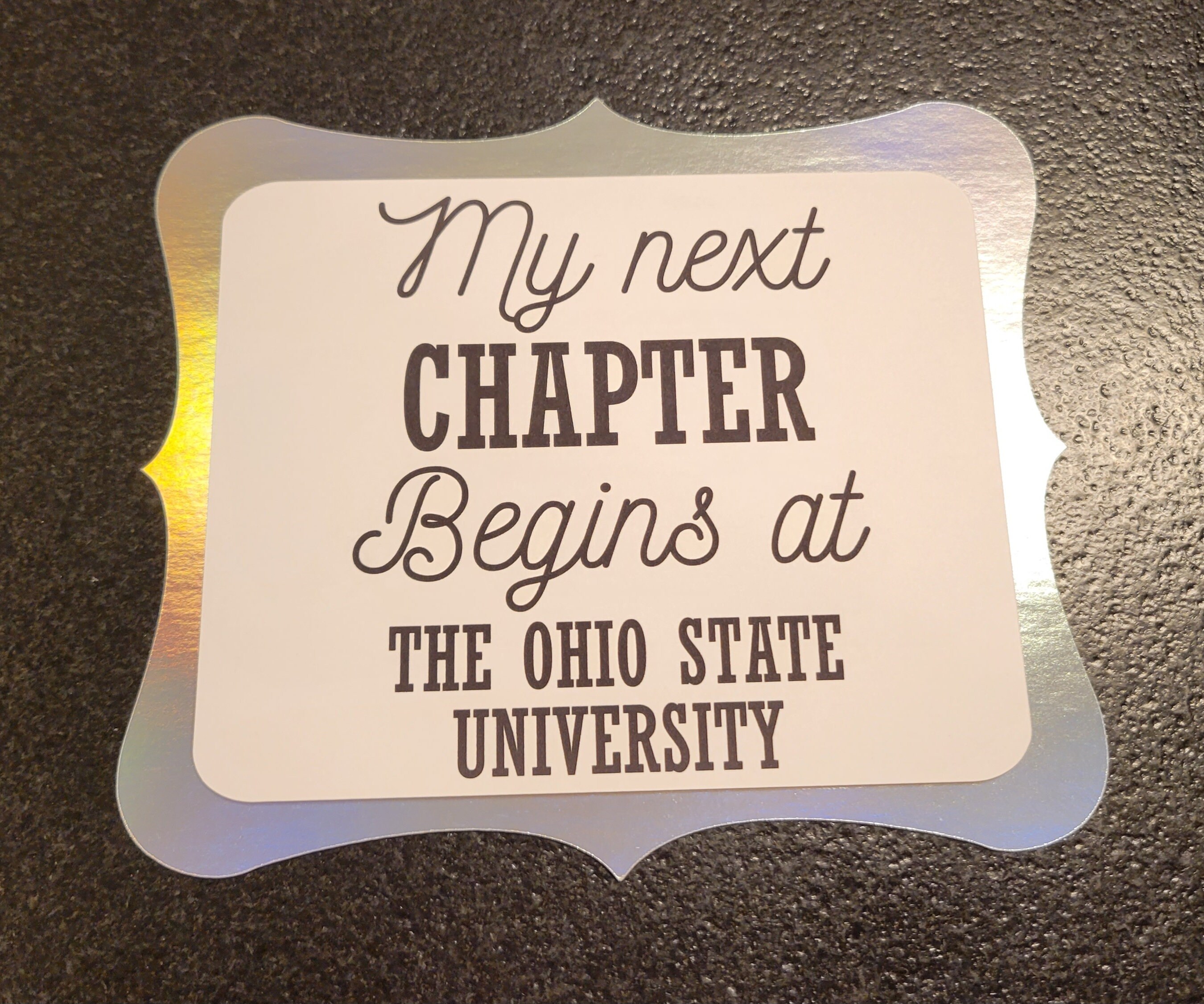 Personalized Graduation Party Sign | My Next Chapter Begins - Etsy