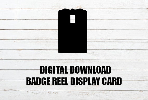 Badge Reel Card Template Free