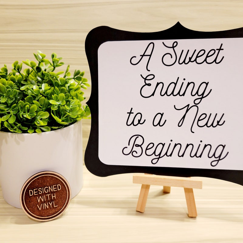 A Sweet Ending to a New Beginning - Etsy
