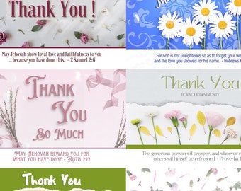 Scripture Thank You | Etsy