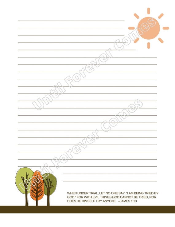 James 1:13 JW Printable Letter Writing Stationary 4 Png and | Etsy