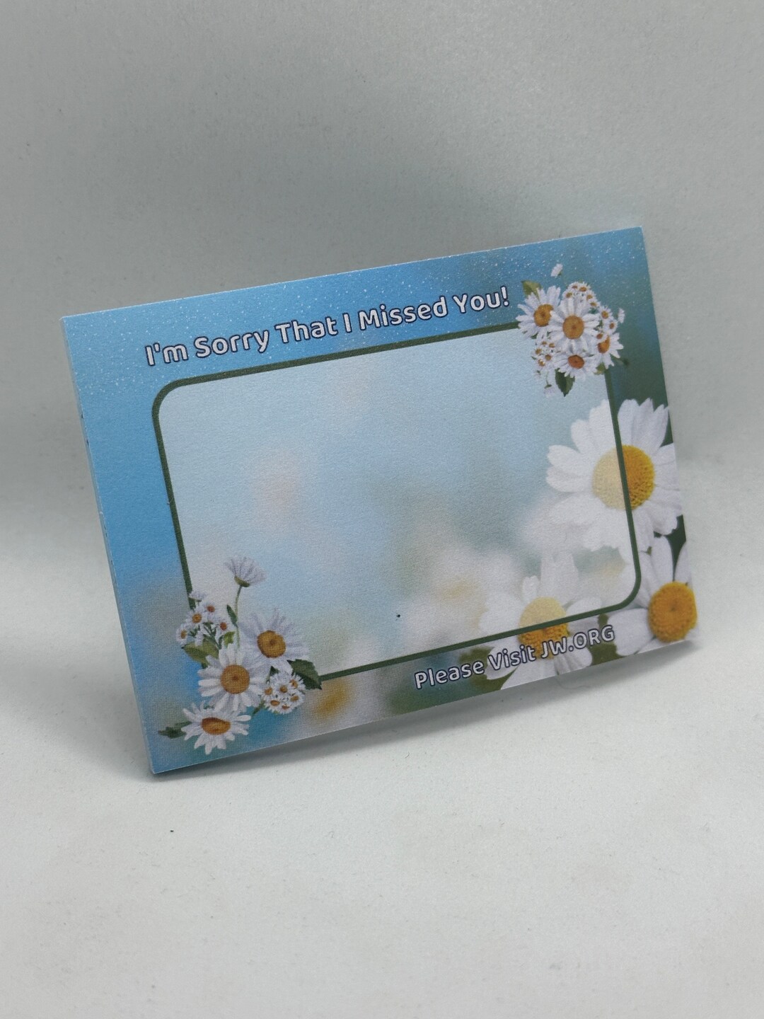 Sorry I Missed You Post-it Notepad: JW Not-at-homes (50 Page) - Etsy