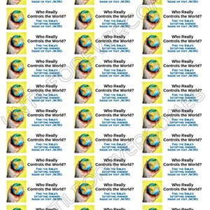 Tract Stickers for Letter Writing Envelopes to Feature What's Inside ...